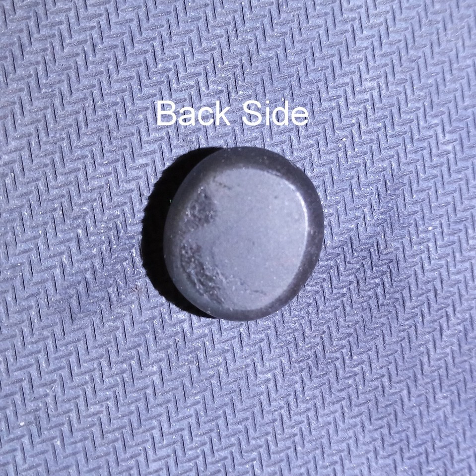 12.5 Ct 14.8x13.4x8.1 MM Natural Black Color Spectrolite Cat's Eye Oval ...