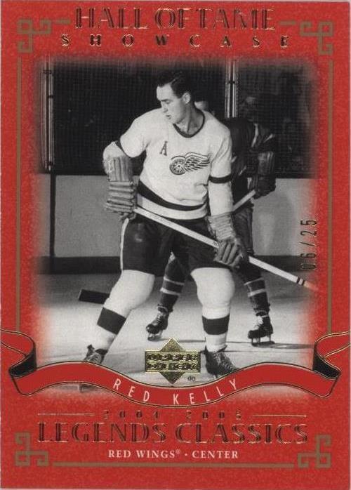 2004-05 Upper Deck Legends Classics - Hall of Fame Showcase Red Kelly ...