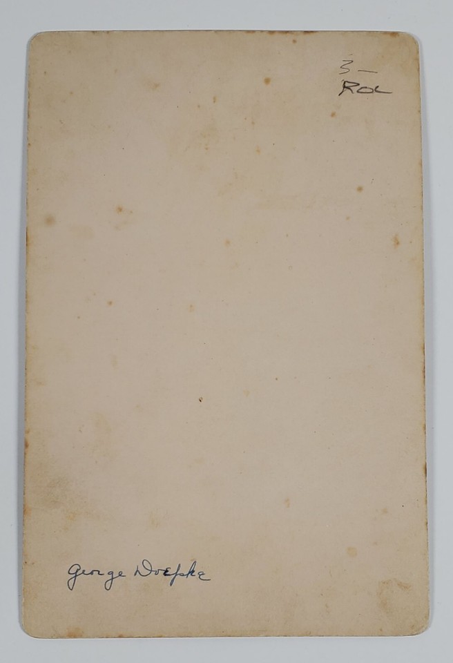 Waterloo Wis Handsome Man George Doepke WH Drake Studio Cabinet Card ...