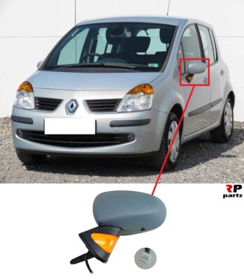 FOR RENAULT MODUS 04-05 NEW WING MIRROR ELECTRIC HEATED 7PIN INDICATOR ...