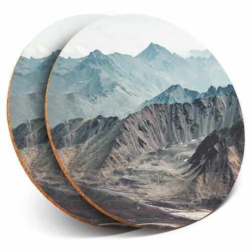 2 x Coasters - Mountain Landscape Wild Travel Home Gift #24540 | eBay UK