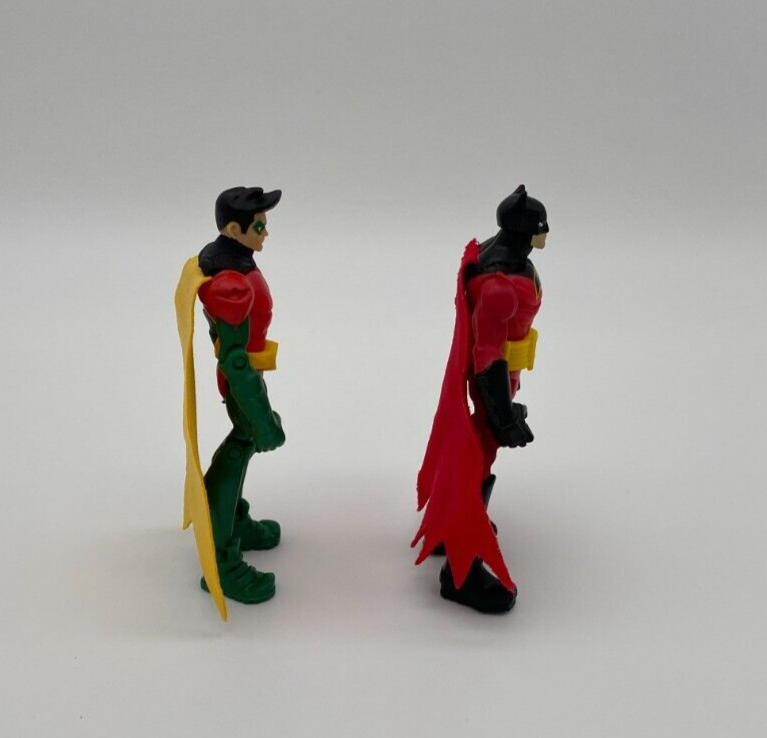 DC Comics Tech Glider Robin & Batman 4" Mattel 2013 Action Figures | eBay