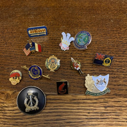 Mixed job Lot Enamel Pin Badges Collection Military Army Desert rats ...