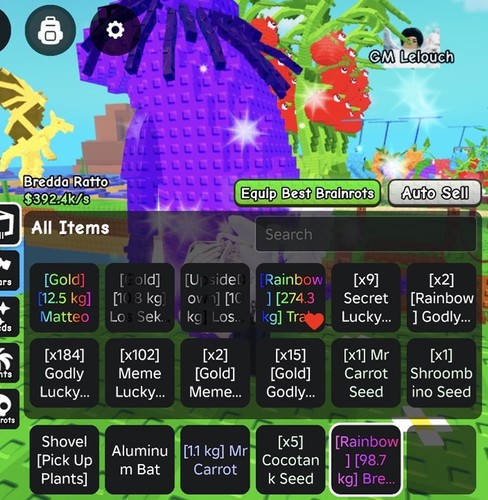 🌱Plants Vs Brainrots🧟 | Bredda Ratto 392k/s Clean, Non Duped, Tradeable ...