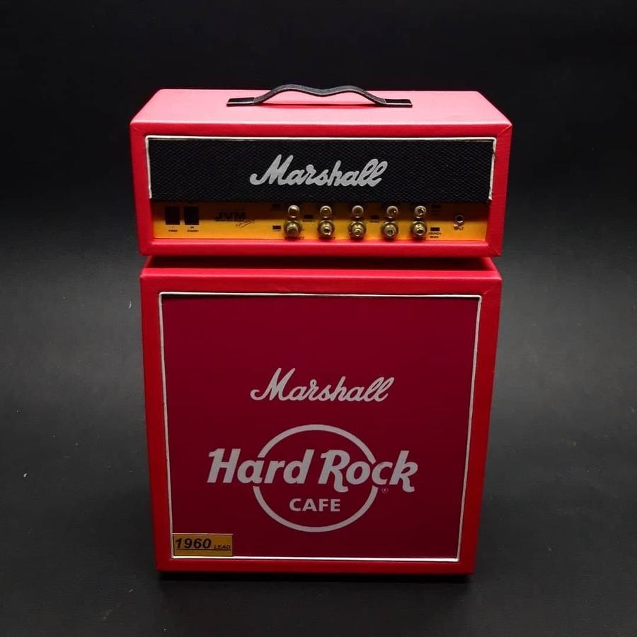 NEW Miniature Amp Stack 1/6 Scale Marshall Style Hard Rock 2-Stack ...