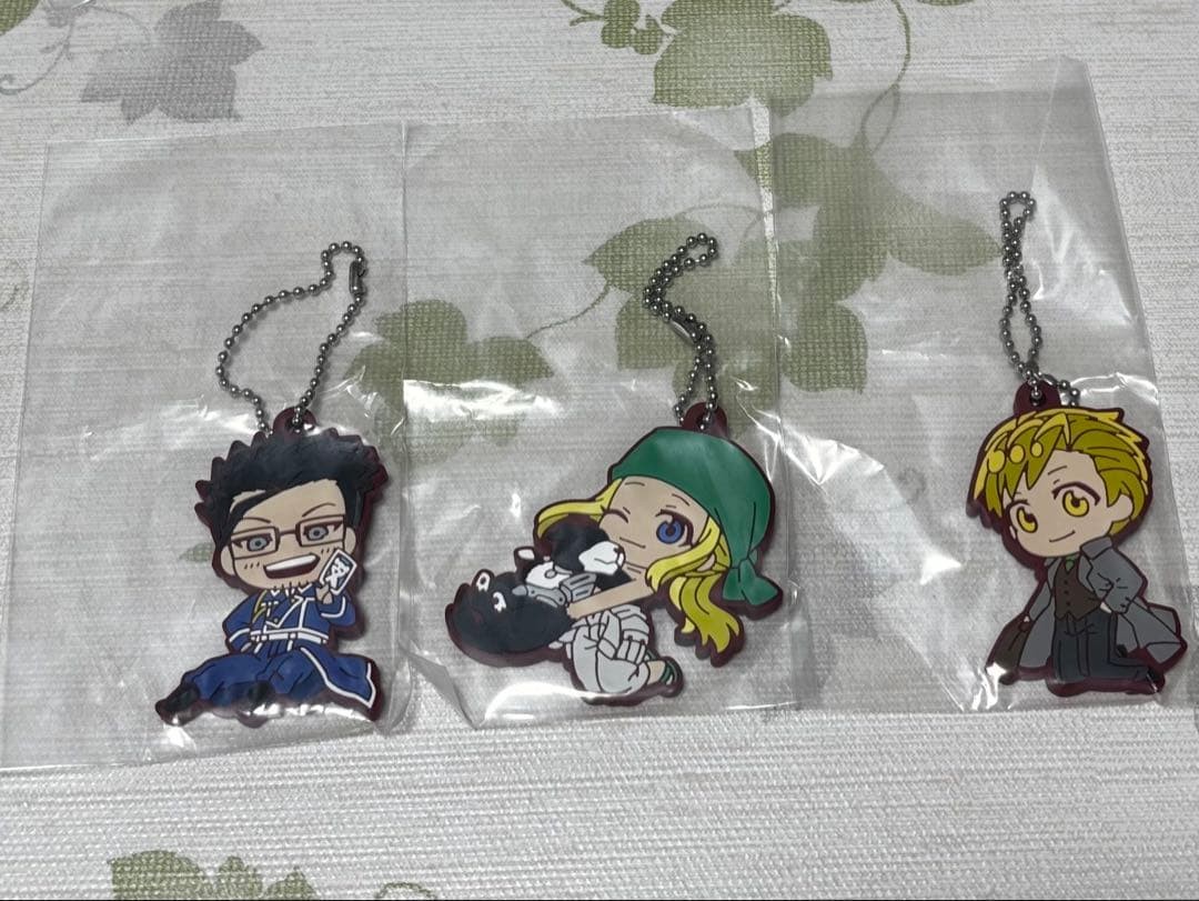 FMA Deforaba! Keychain Set Hughes, Winry, Alphonse Mint | eBay
