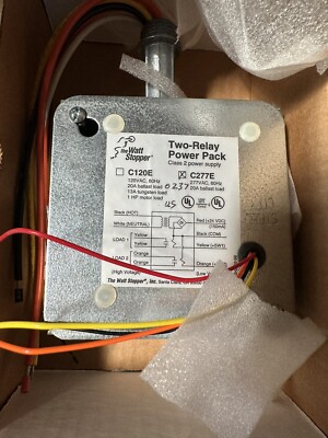 ⚡️WATT STOPPER C277E Two-Relay Power Pack Supply 20A Ballast 277 VAC | eBay