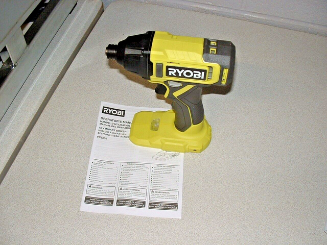 Ryobi PCL235 1/4 Inch One 18 Volt Lithium Ion Impact Driver (Tool Only ...
