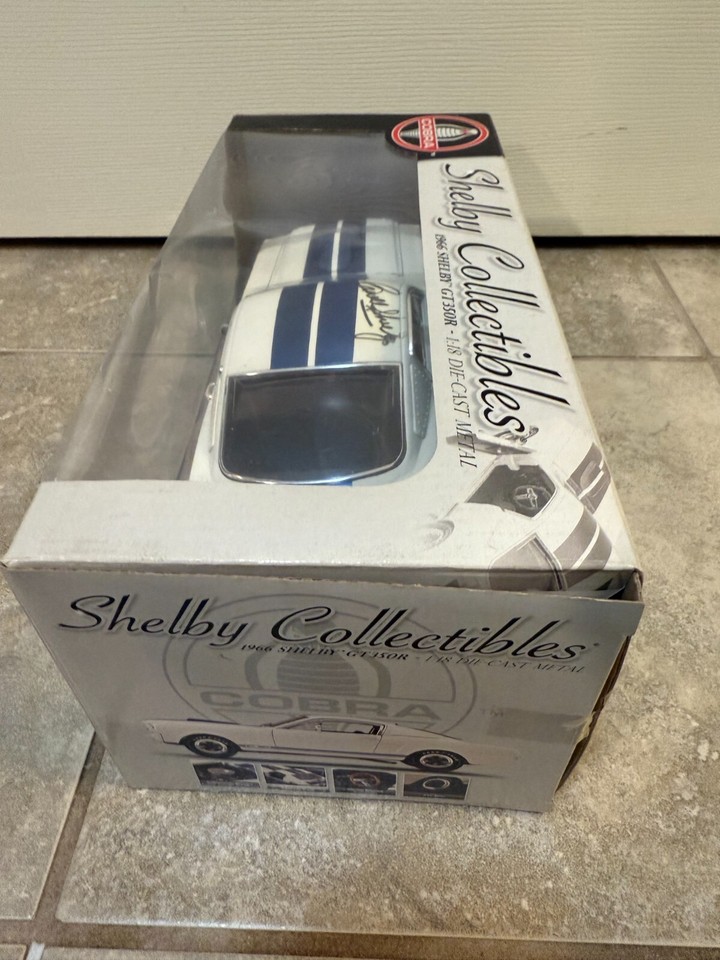 1/18 SHELBY COLLECTIBLES 1966 SHELBY GT 350H CARROL SHELBY AUTOGRAPHED ...