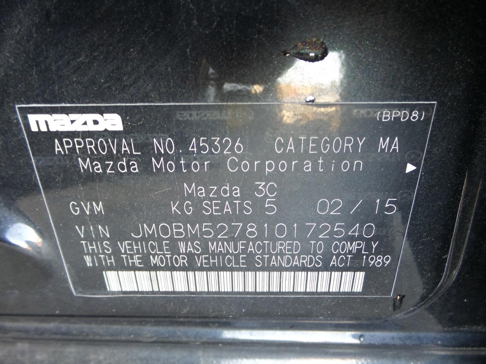 MAZDA 3 LEFT LH LHS DRIVESHAFT AUTO T/M PETROL 2.0 BM-BN 06/13-02/19 ...