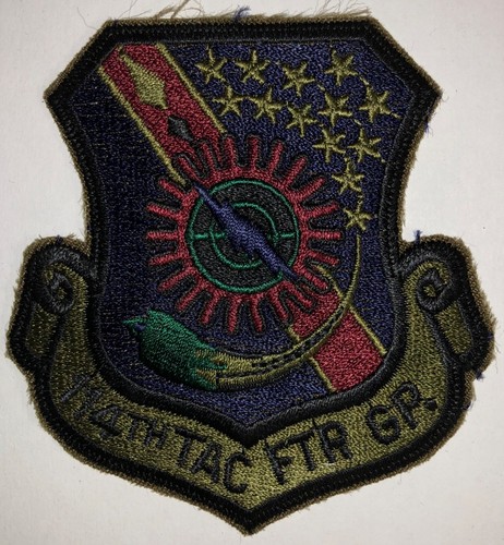 Post Vietnam War USAF 114th Tactical Fighter Group Patch | eBay