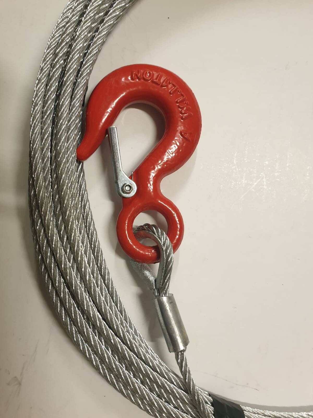 5mm Wire Rope Hand Winch Cable 15mtrs With 0.75T Eye Hook - Boat ...