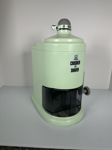 Vintage Tiger Manual Shave Ice Machine Ice Shaver Snow Cone Maker ...