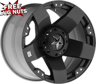 17 inch 17x8 XD XD775 ROCKSTAR Matte Black wheel 6x5.5 6x139.7 +10 | eBay