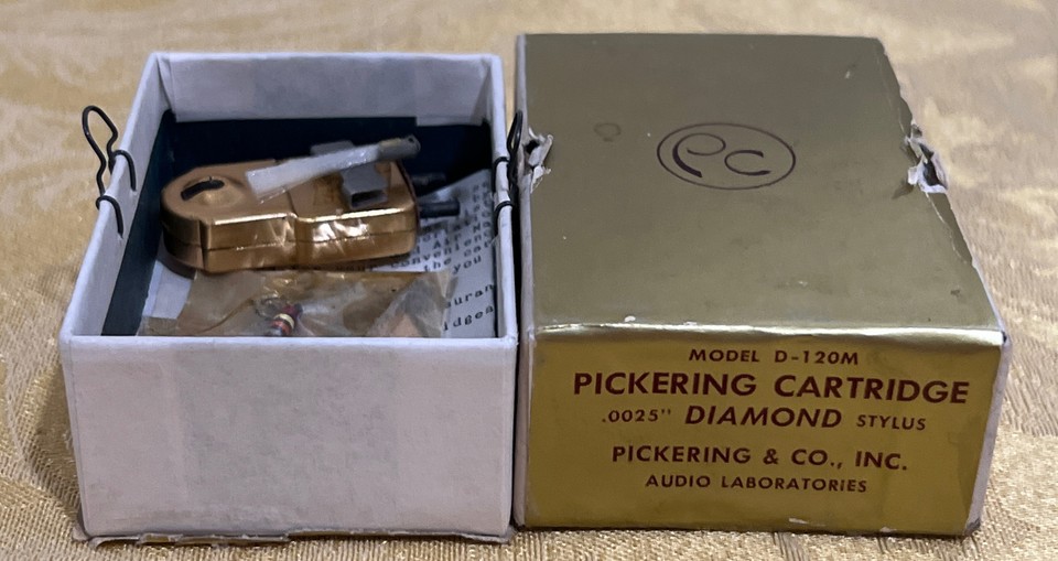 PICKERING D-120M PHONO CARTRIDGE WITH BOX UNTESTED | eBay