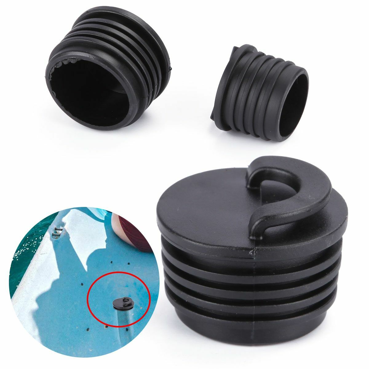1/4/10pc Kayak Scupper Stoppers Marine Boat Plug Bungs For Canoe Boat ...