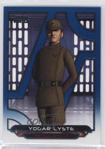 2018 Topps Star Wars Galactic Files Reborn Blue Yogar Lyste #REB-22 6ki ...