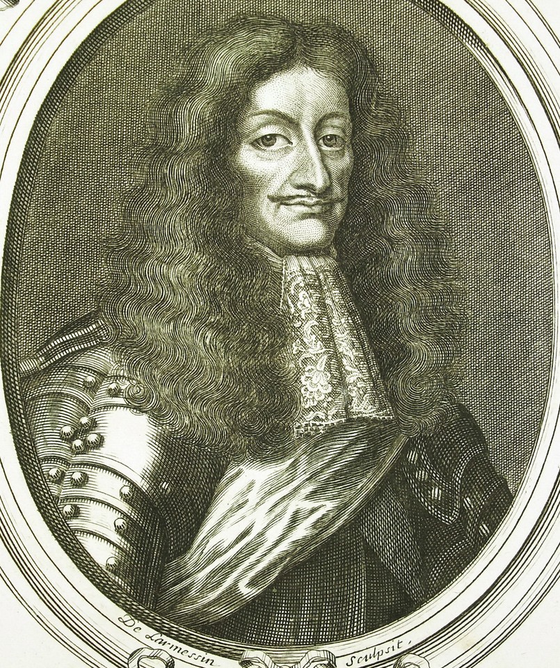 Charles II Stuart King UK roi d'Angleterre sc N DE LARMESSIN c1680 ...