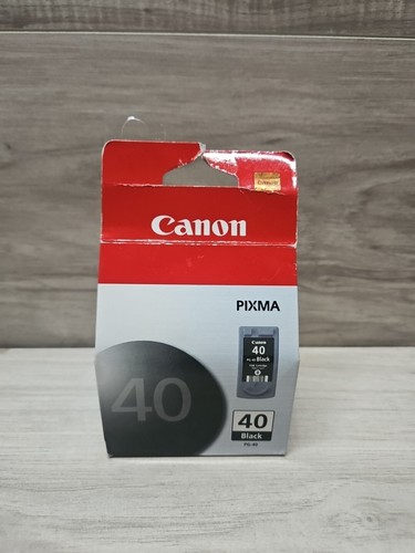 Genuine Canon PG-40 Black Ink Cartridge for PIXMA Series (Retail Box ...