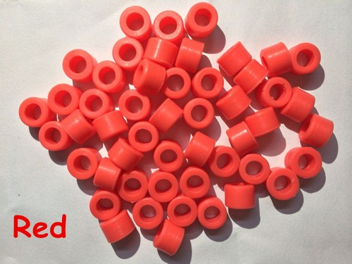 50pcs Red Color Small Type Dental Silicone Instrument Color Code Rings ...