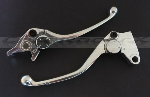 TRIUMPH CLUTCH LEVER BRAKE LEVER SET 4 WAY ADJUSTABLE Bonneville ...