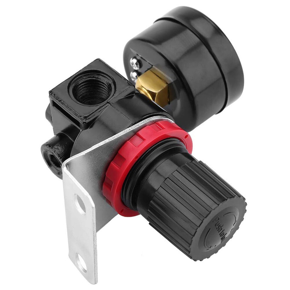 AIR IN LINE COMPRESSOR PRESSURE REGULATOR MINI SERIES, 1/4" NPT USA | eBay