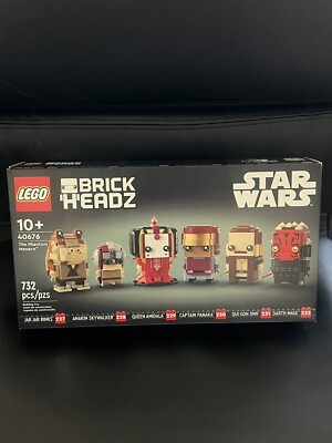 LEGO 40676 STAR WARS THE PHANTOM MENACE BRICKHEADZ NEW SEALED IN HAND ...