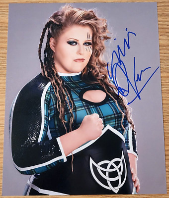 Doudrop Piper Niven SIGNED Photo Diva Wrestling Autograph 8x10 - WWE ...