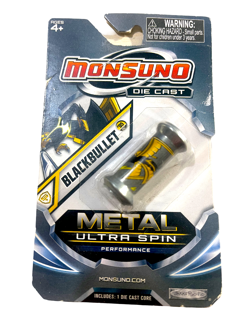 Monsuno Die Cast Metal Ultra Spin Performance Core BLACKBULLET #05 Wave ...