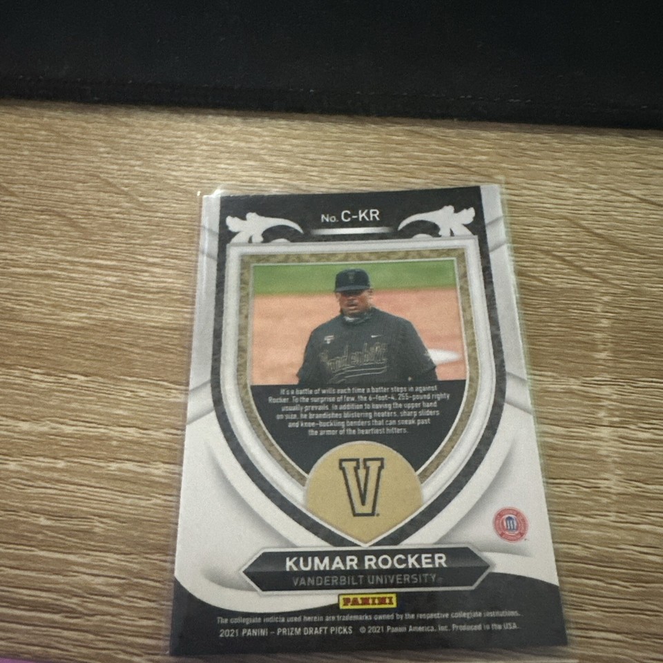 KUMAR ROCKER 2021 Panini Prizm Draft CRUSADE VANDERBILT | eBay