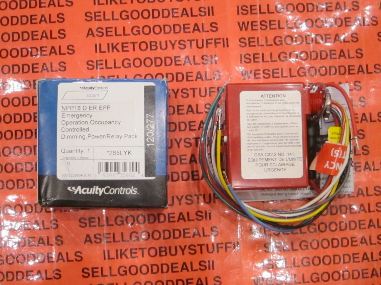 Acuity Controls NPP16 D ER EFP Occupancy Controlled Dimming Power Pack ...