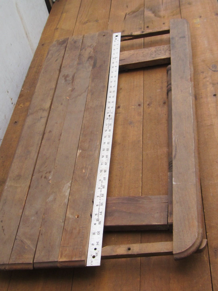 ANTIQUE "SIMPLICITY" FOLDING SEWING MEASURING TABLE Vintage Décor ...