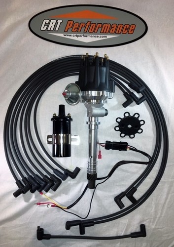 Small Cap CORVETTE Tach Drive BLACK HEI Distributor, 45K COIL + USA ...