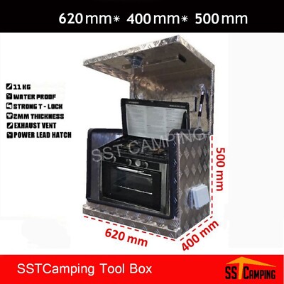 Ventilated Aluminium Generator Tool Box Air Vent 620 Ute Trailer ...