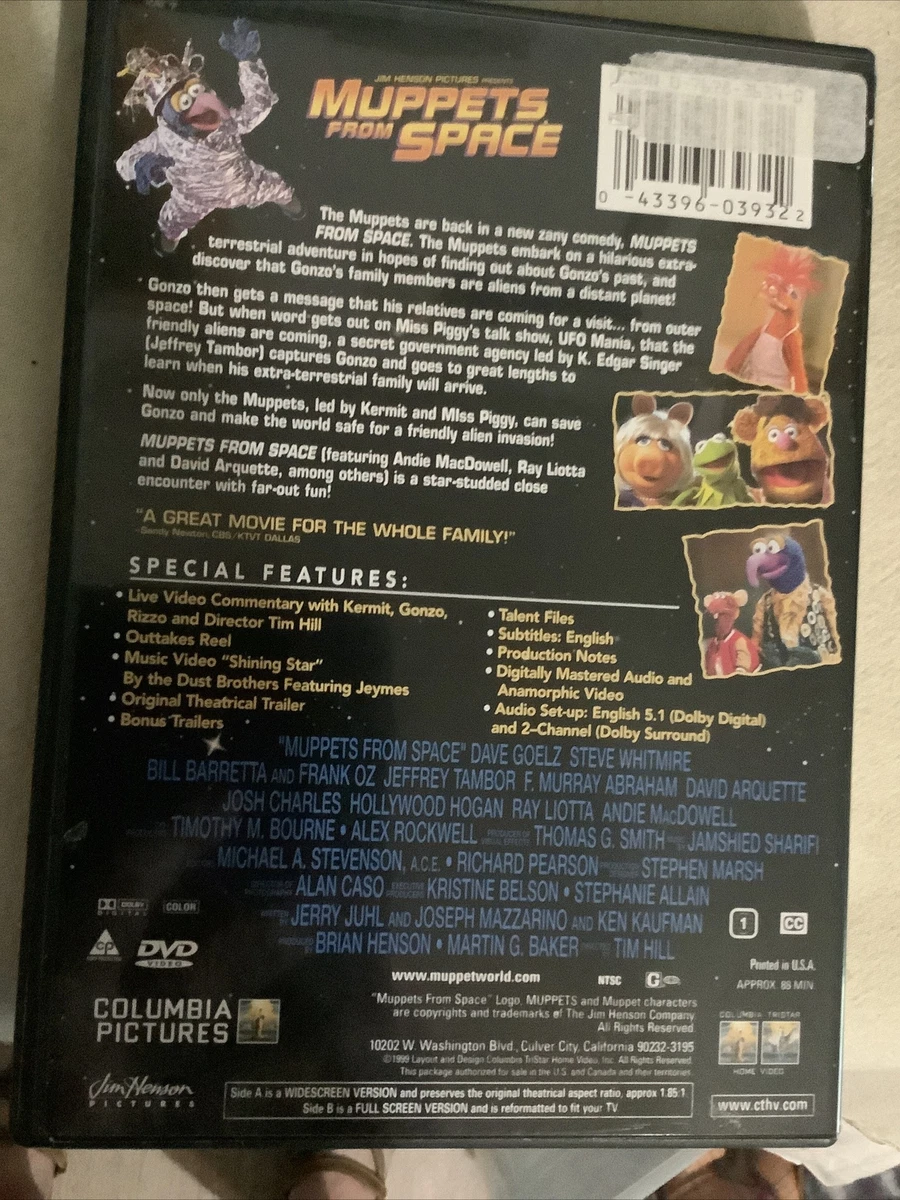 Muppets From Space Dvd