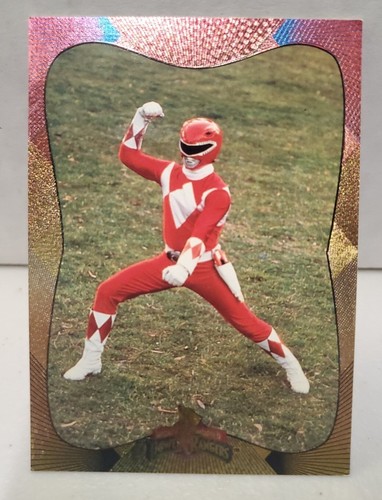 1994 SABAN: POWER RANGERS #117 THE RED RANGER. Power foil subset SERIES ...