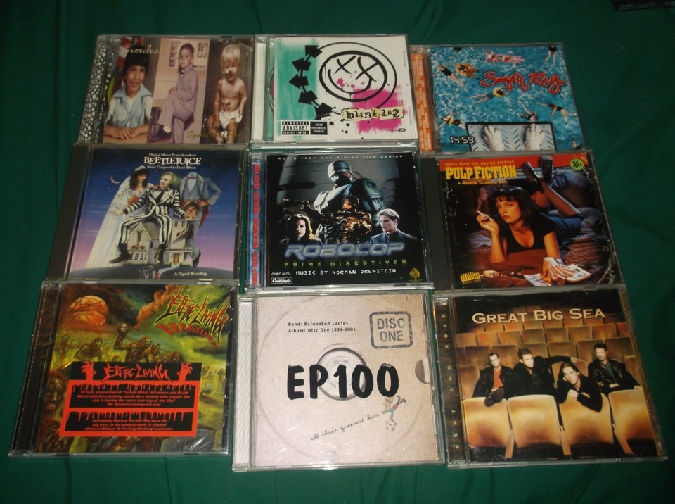 My CD Collection - Lot of 45 CDs - GRUNGE, ROCK, METAL, ETC. - Read ...