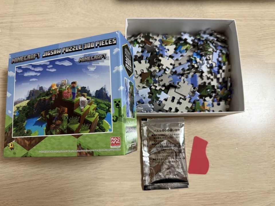 Minecraft Jigsaw Puzzle 300 pcs, Complete, Used, Hobby Toy | eBay