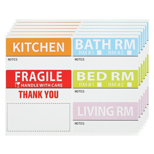 240pcs Home Moving Labels Coding Labels Packing Box Stickers with Notes ...
