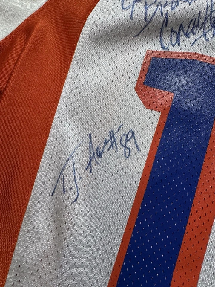 Game Worn Vinny Perretta Boise State Broncos Jersey 2006 Fiesta Bowl ...