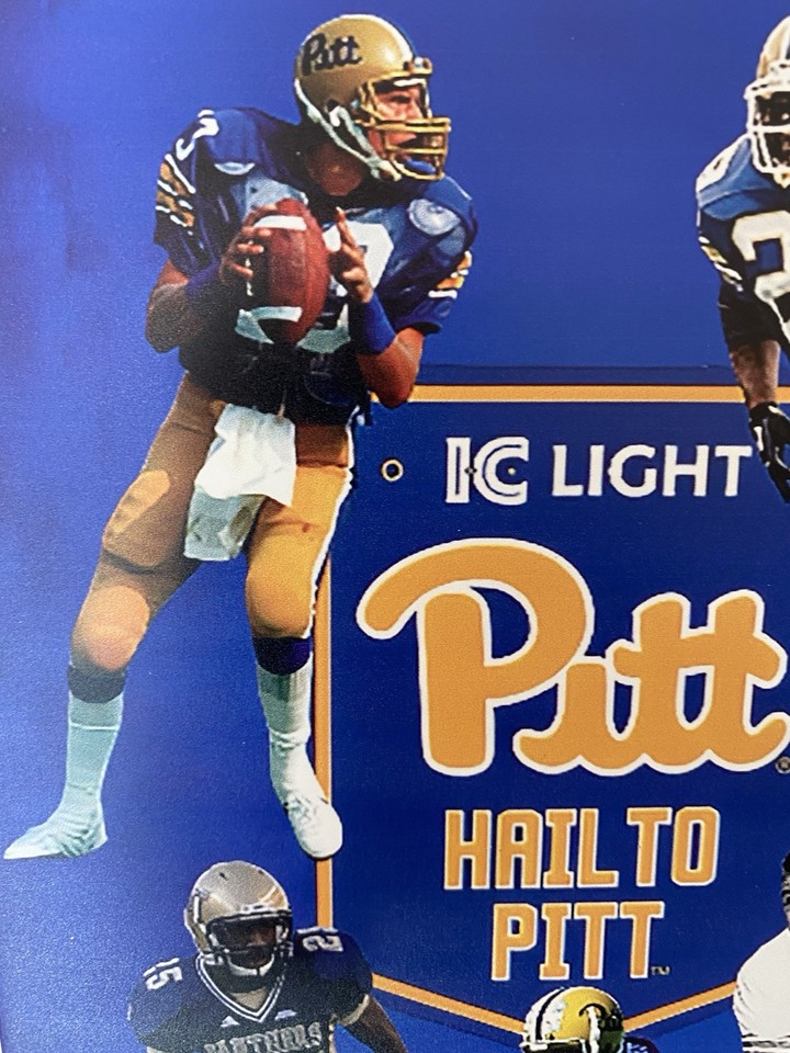 Pitt Panthers - IC Light Beer Sign - University Pittsburgh - Dan Marino ...