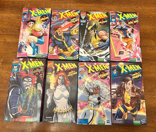 Hasbro Marvel X-Men Animated Series Figures Boxes Set Of 8 No Figures ...