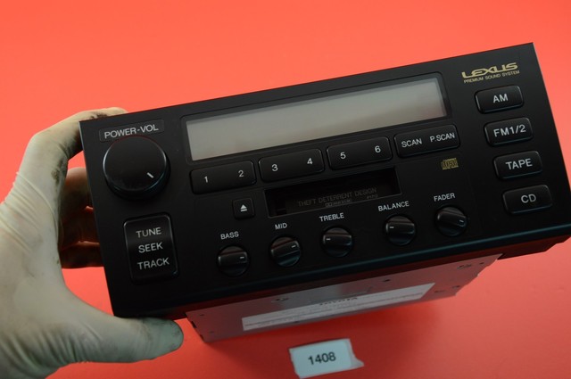 1995-1997 Lexus Ls400 Pioneer Radio Stereo Audio 2 DIN 86120-50362 OEM ...