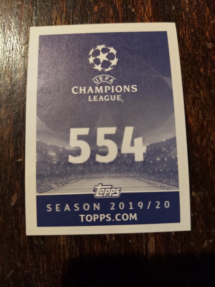 2019-20 DANI OLMO TOPPS rookie sticker Dinamo Champions League UEFA ...