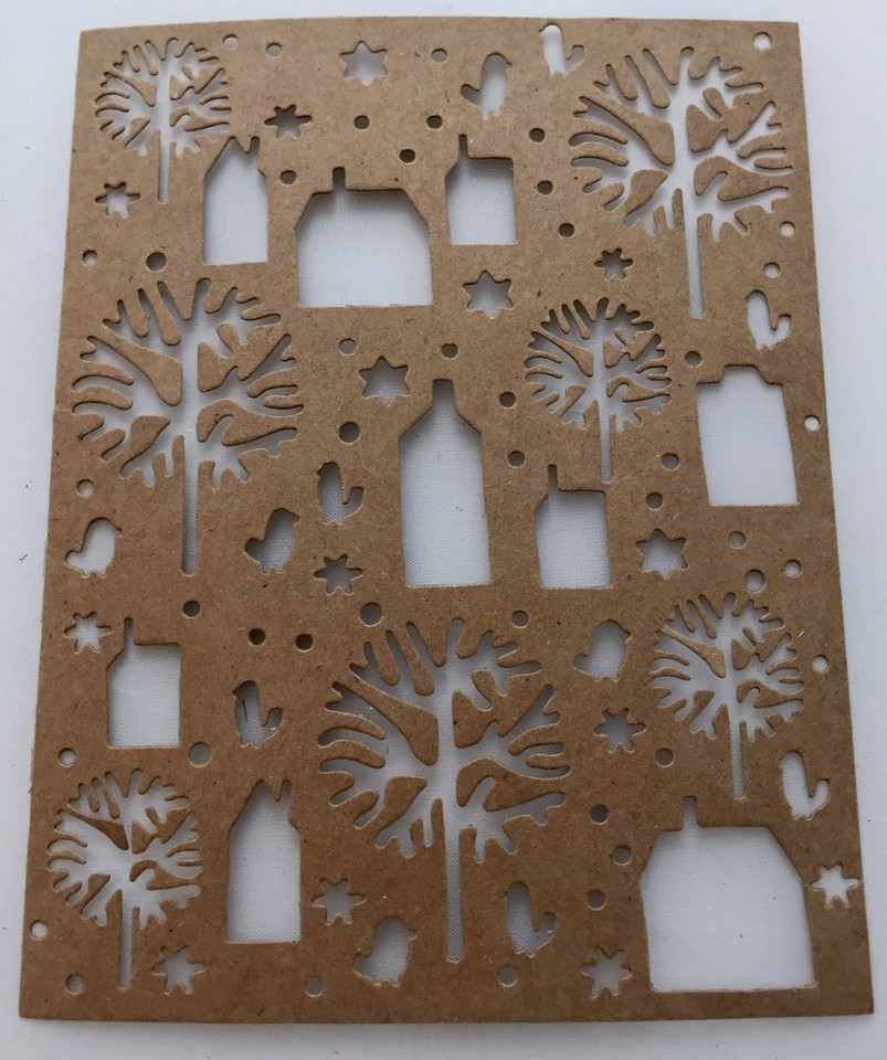 Tim Holtz Die Cuts * Countryside Panels with Cutouts * Set of Four in 4 ...