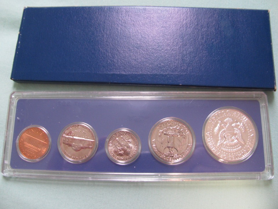 1967 US Mint - Special Mint Set (SMS) - 5 Coins w/ Original Box & Case ...