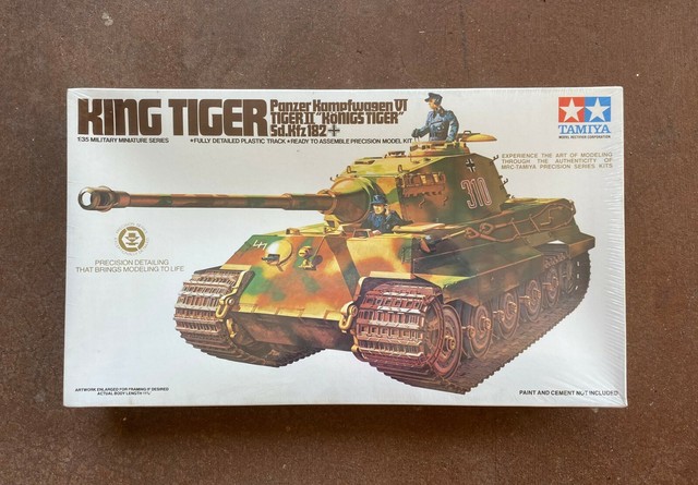 Tamiya King Tiger Panzerkampfwagen VL Tiger II SdKfz 182 1 35 Model Kit ...