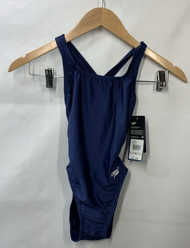 Speedo Women's Swimsuit One Piece Pro LT Navy Blue Size 26 Swimwear ...