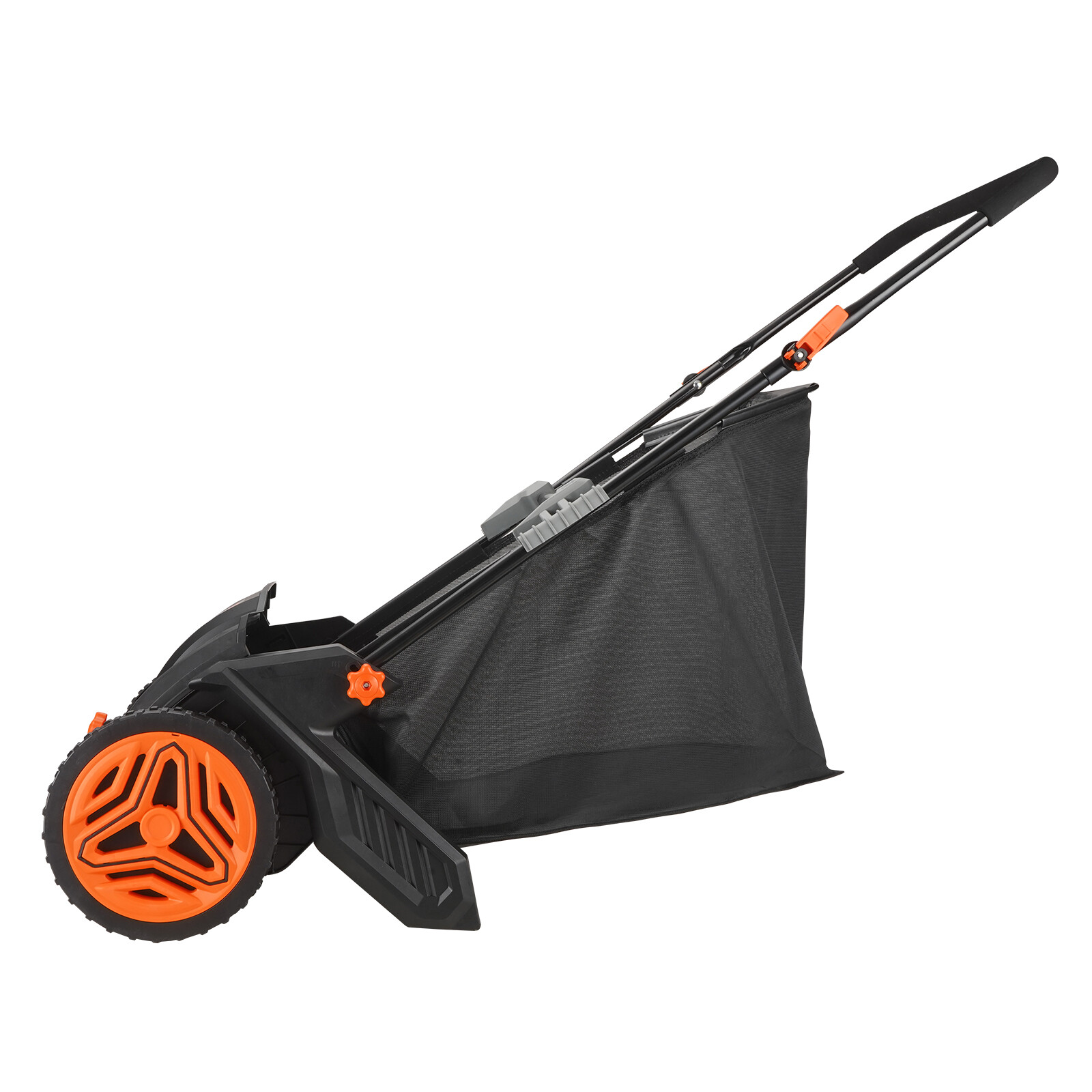 VEVOR Lawn Sweeper Push Leaf Grass Collector 21" 3.5 Cu. Ft. Capacity ...
