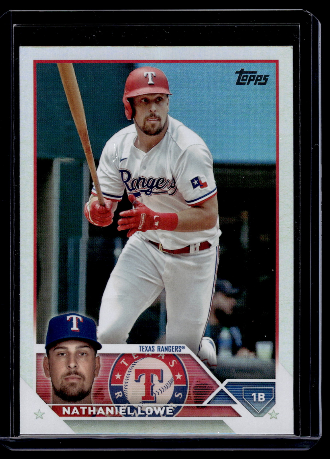 Nathaniel Lowe 2023 Topps Series 1 One Baseball Rainbow Foil Card #124 ...